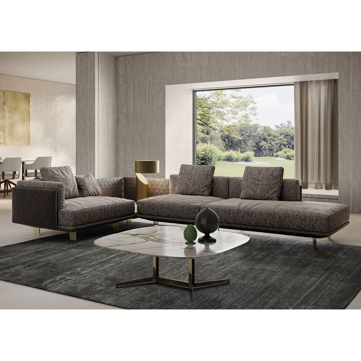 Natuzzi campus sofa store